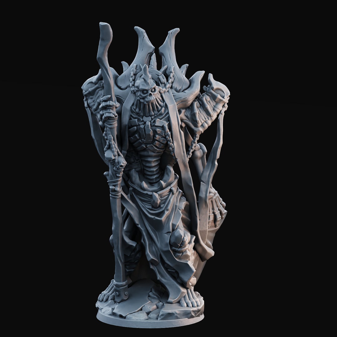 God of the Undead Myrkul Undead Huge D&D Pathfinder TTRPG 28mm 32mm ...
