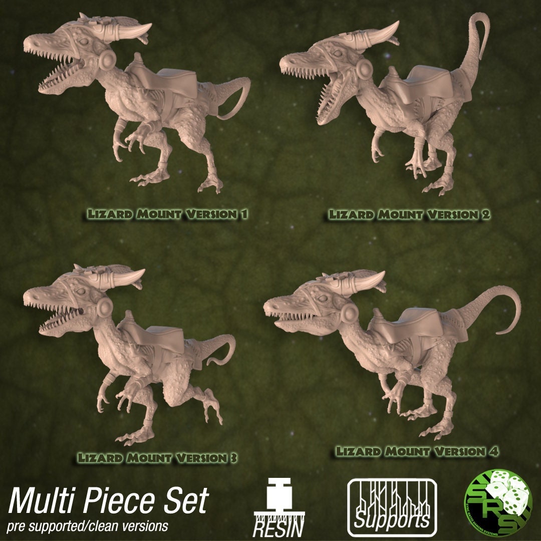 Deinonychus Mount | Dinosaur | 25mm Aztec Base | Beast | Medium | D&D ...
