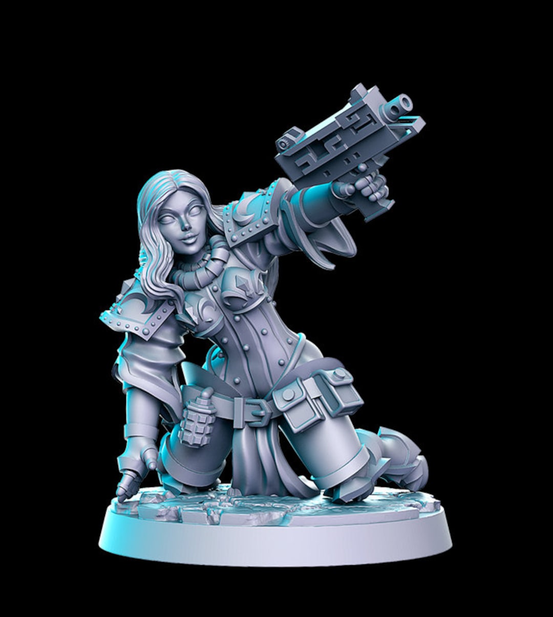 Nun Squad | Set 3 | Humanoid | Medium | D&D | Pathfinder | TTRPG | 28mm ...