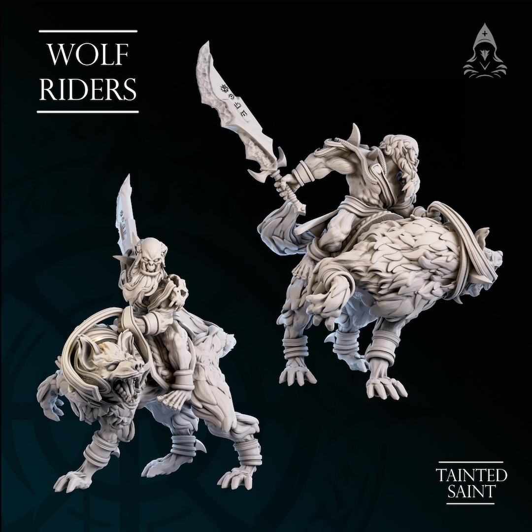 Wolf Rider Orcs | Frost Wolf | Male | Female | Humanoid | Medium | D&D ...