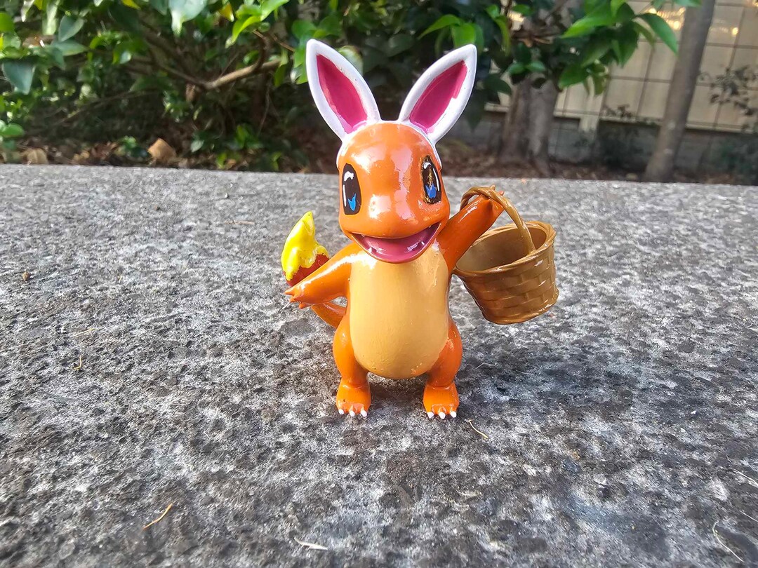 Charmander Bunny Charmander Pokemon Easter Bunny Ornament Easter Hand ...