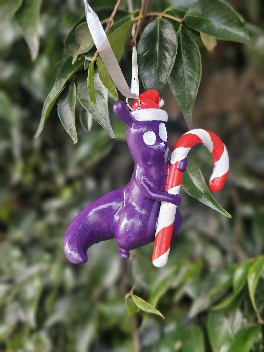 Slug Cat | Rain | World | Ornament | Christmas | Hand Painted - Etsy