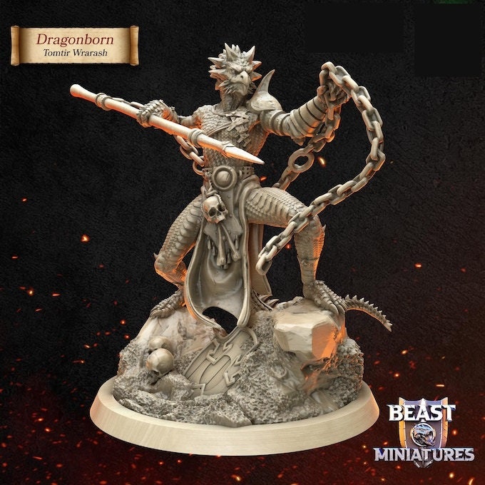 Pathfinder Rpg Miniature Dragonborn In D&D - Traits, Lore, And ...
