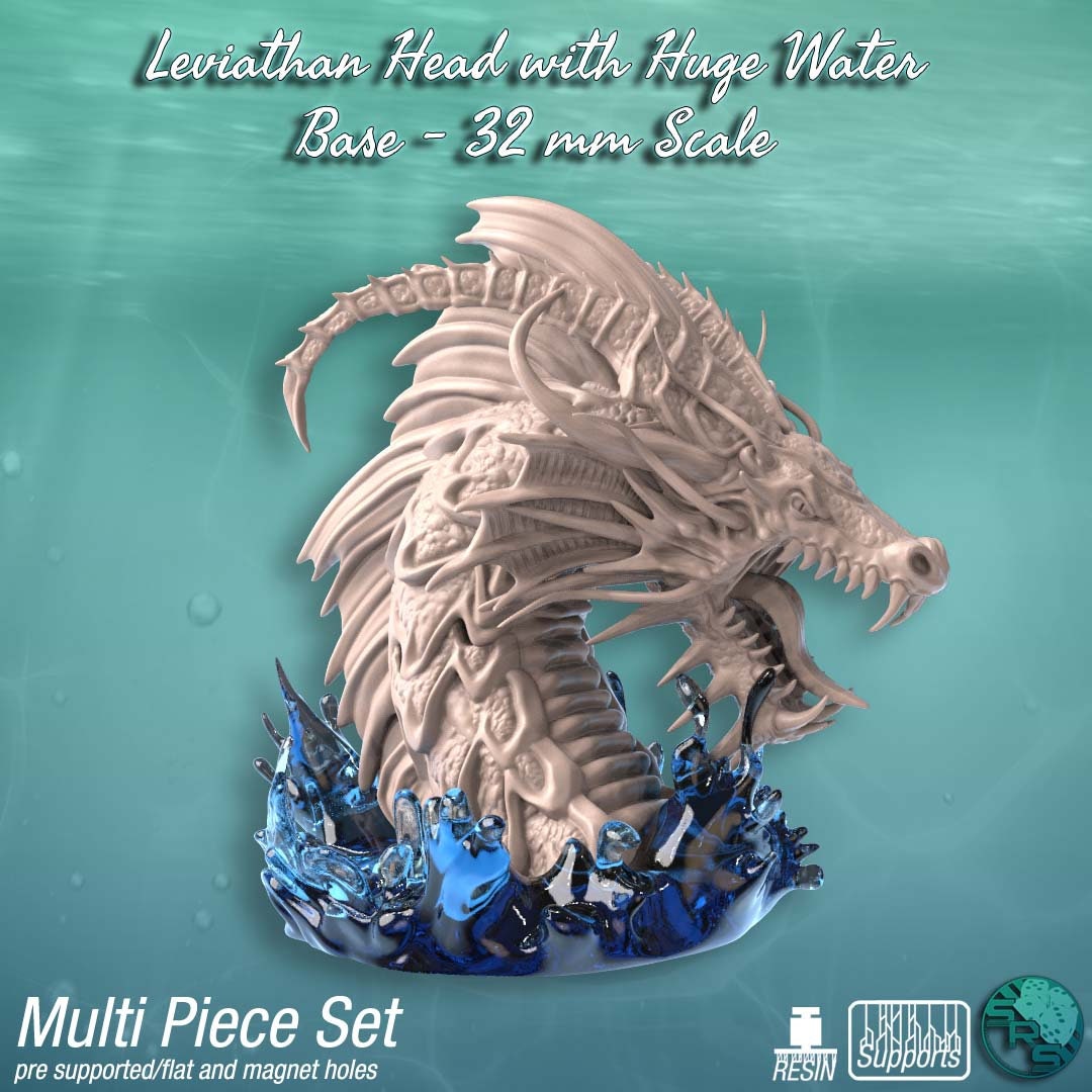 Leviathan | Sea Serpent | Water Dragon | Elemental | Gargantuan | D&D ...