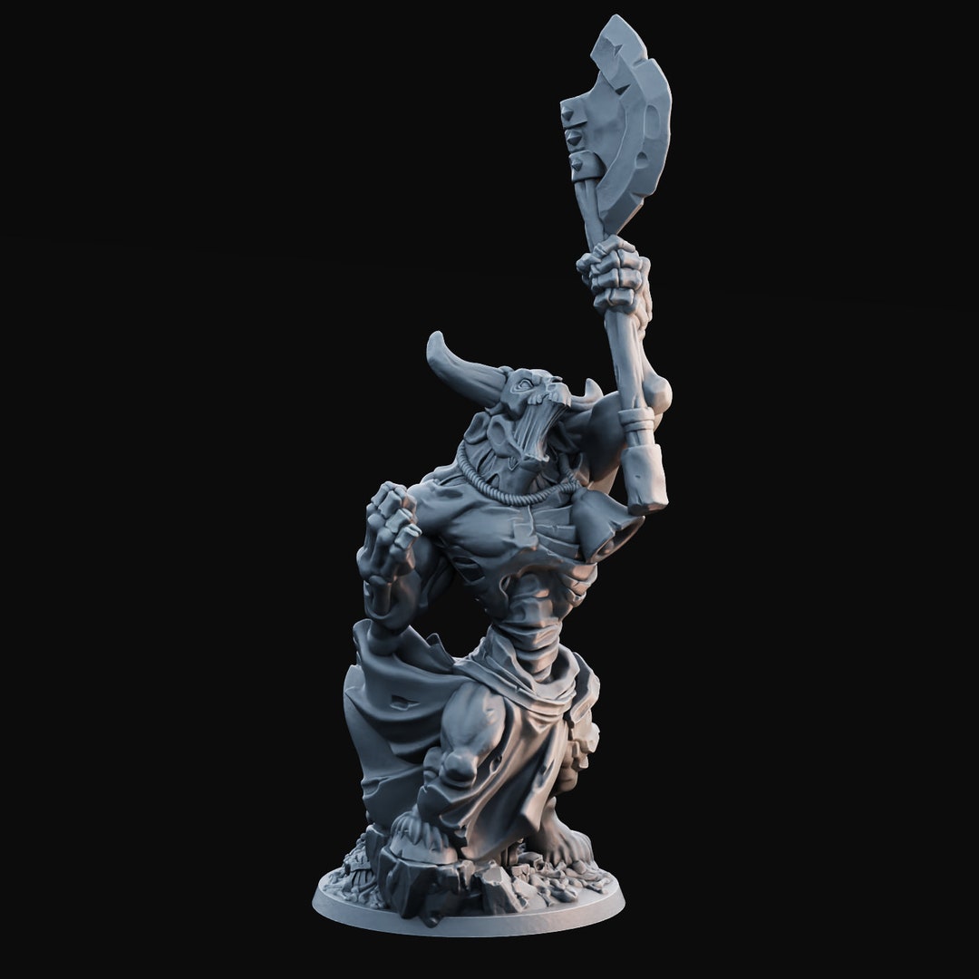 Minotaur Skeleton | Undead | Large | D&D | Pathfinder | TTRPG | 28mm ...