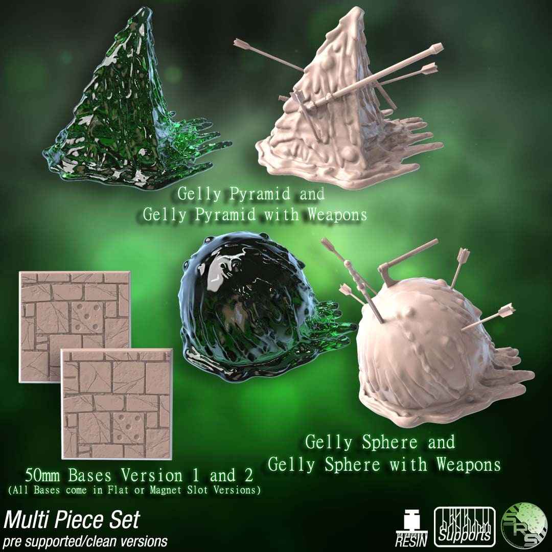 Gelly Sphere | Gelatinous Cube | Black Pudding | Ooze | Large | D&D ...