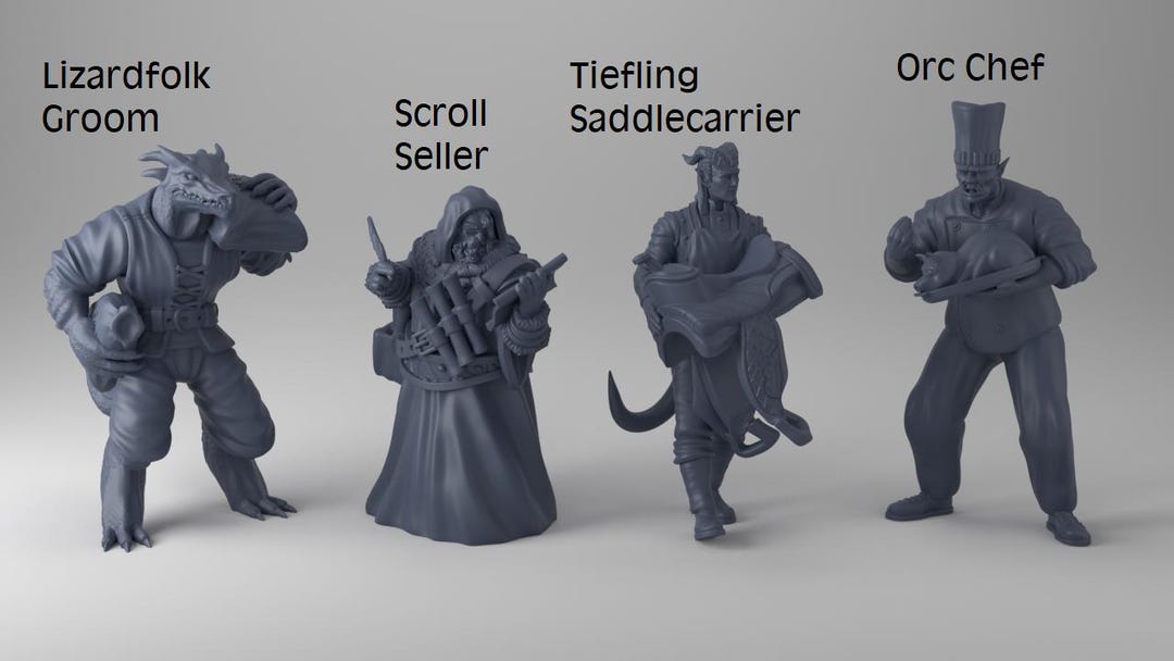 Trading District | Assorted Npcs 2 | Npcs | Humanoid | Medium | D&D ...