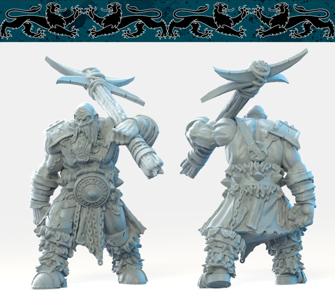 Ice Giant Miniature | D&D, Pathfinder TTRPG | Brayan Nafarrate - Etsy