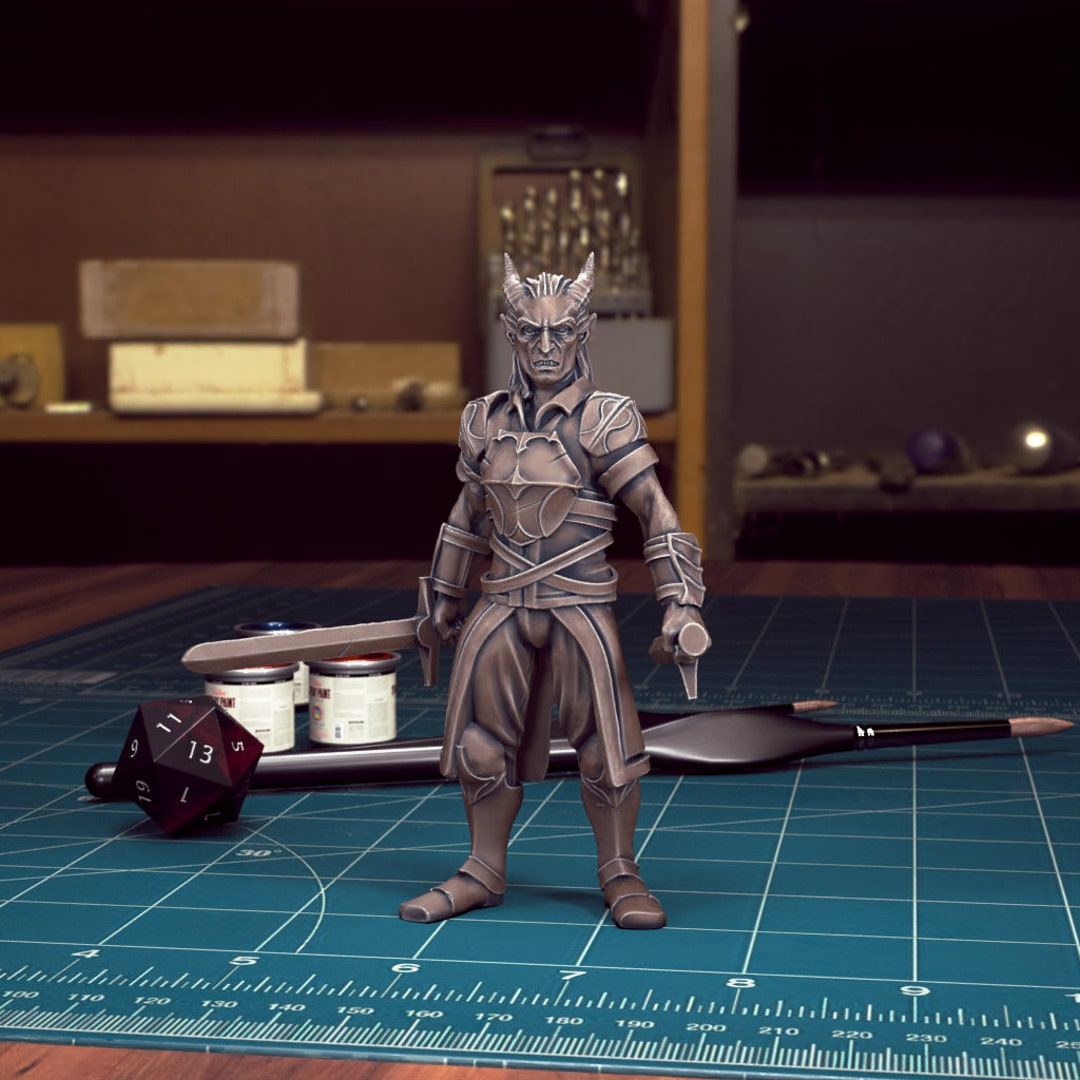 Tiefling Fighter | Planetouched | Devil Folk | Male/female | Humanoid ...