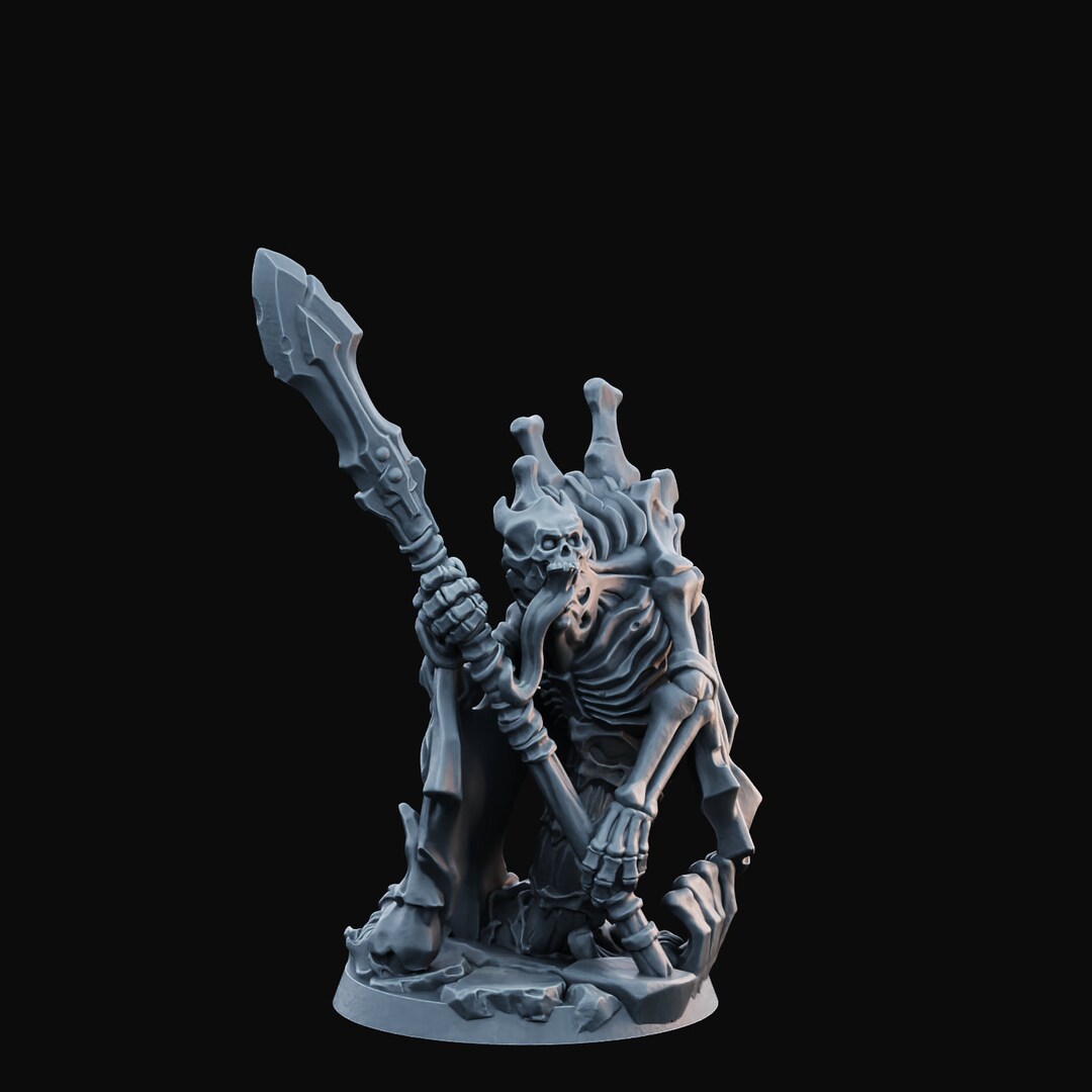 Bone Serpent | Undead | Medium | D&D | Pathfinder | TTRPG | 28mm | 32mm ...