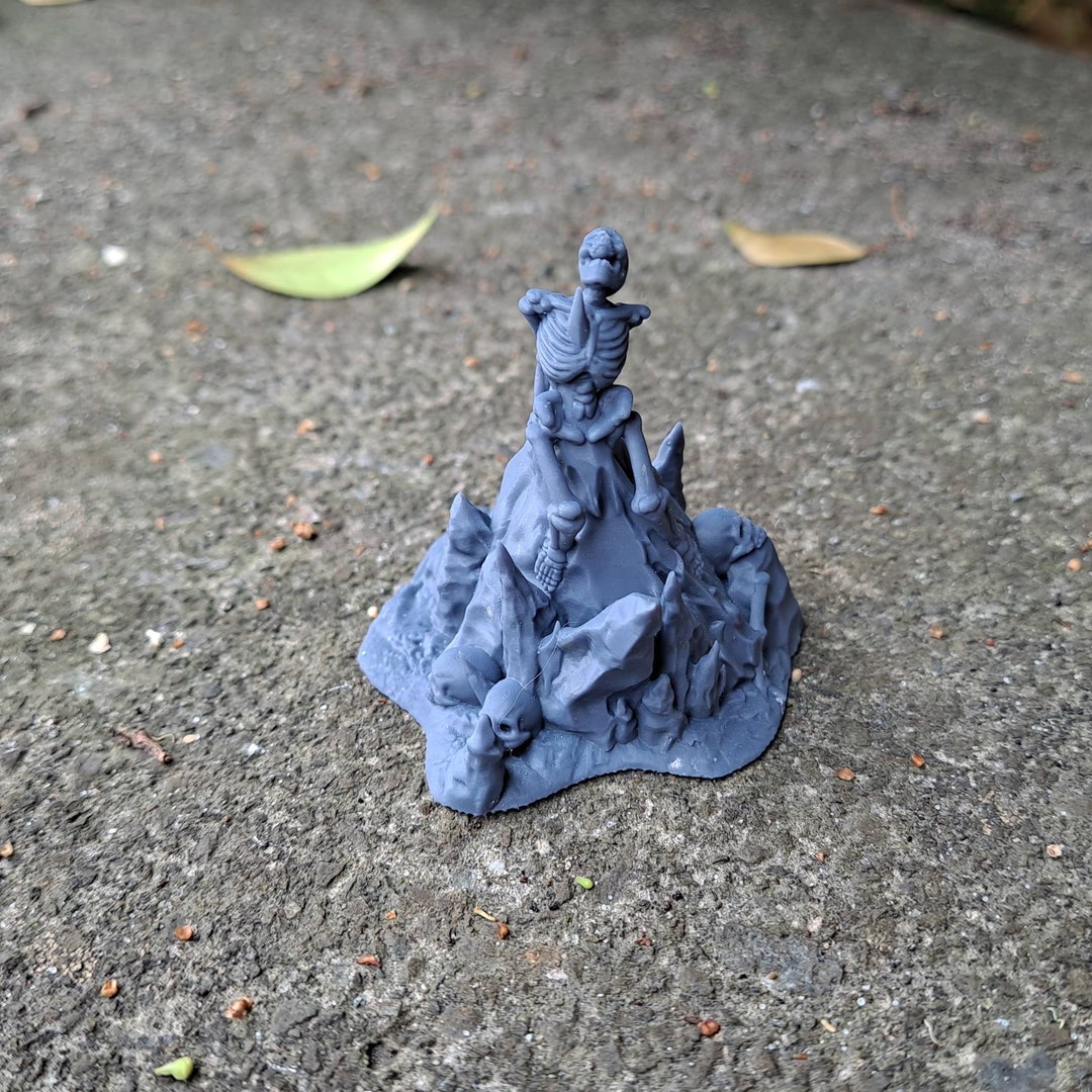 Blasted Isle Scatter Terrain | 32mm Scale D&D, Pathfinder TTRPG - Etsy