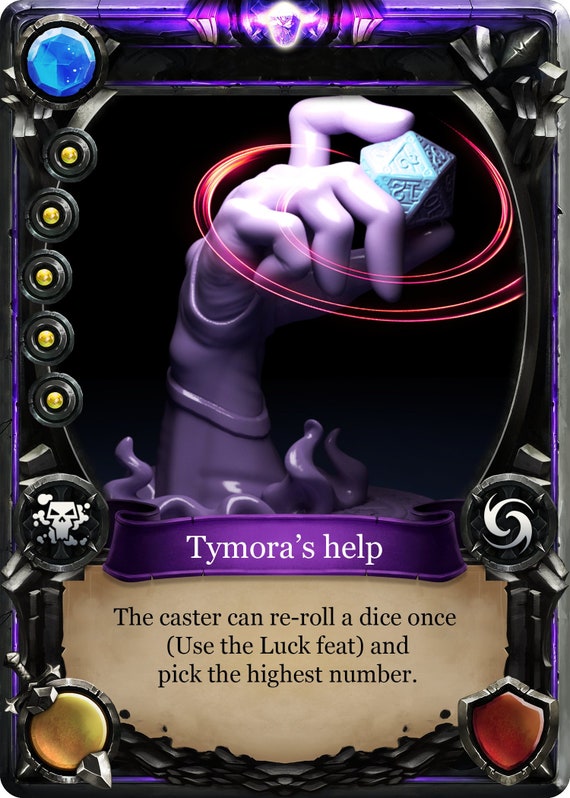 Tymora's Help Lucky Portent Chronal Shift D&D - Etsy