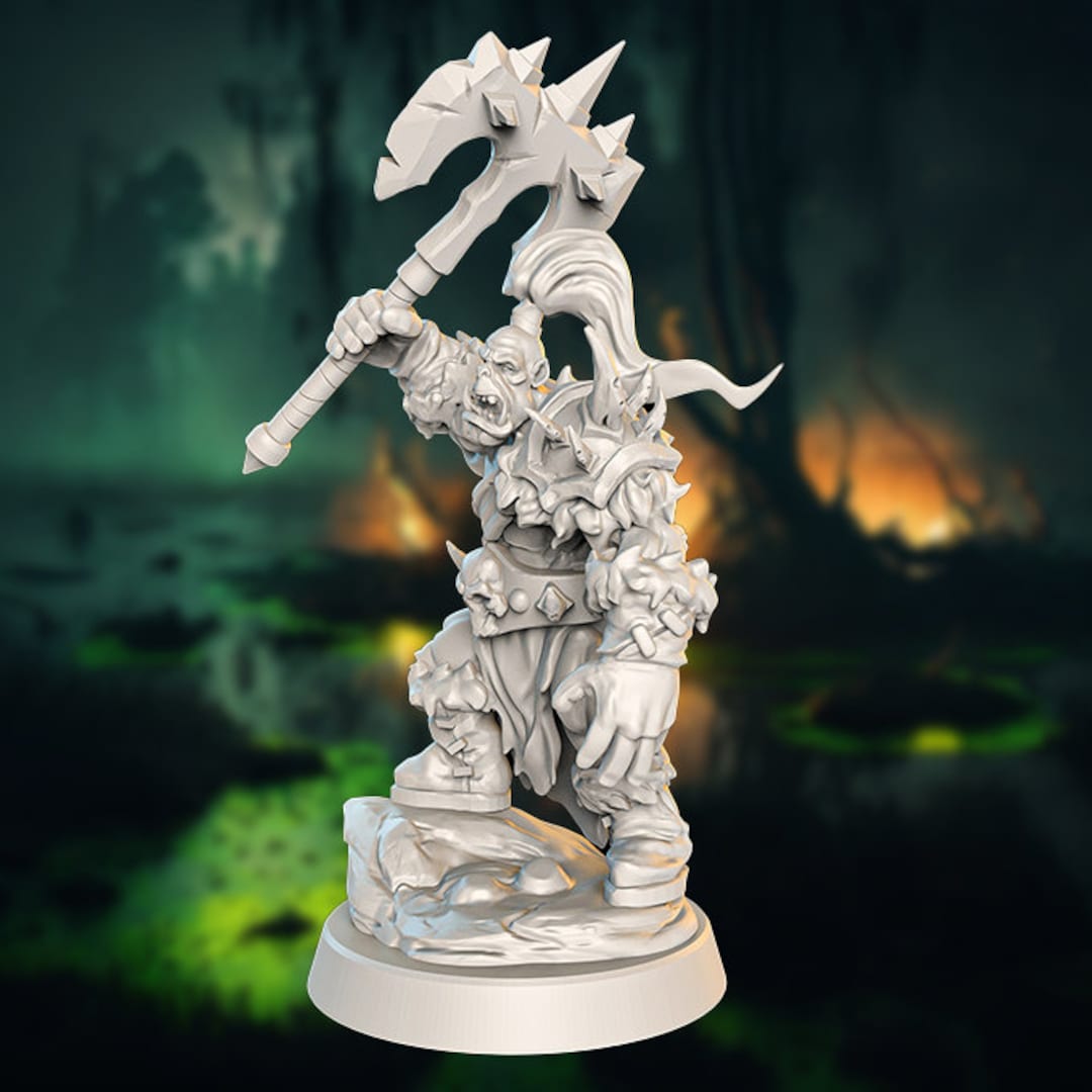 Orc Clan Miniatures | Orc Miniatures | Humanoid | Medium | D&D ...