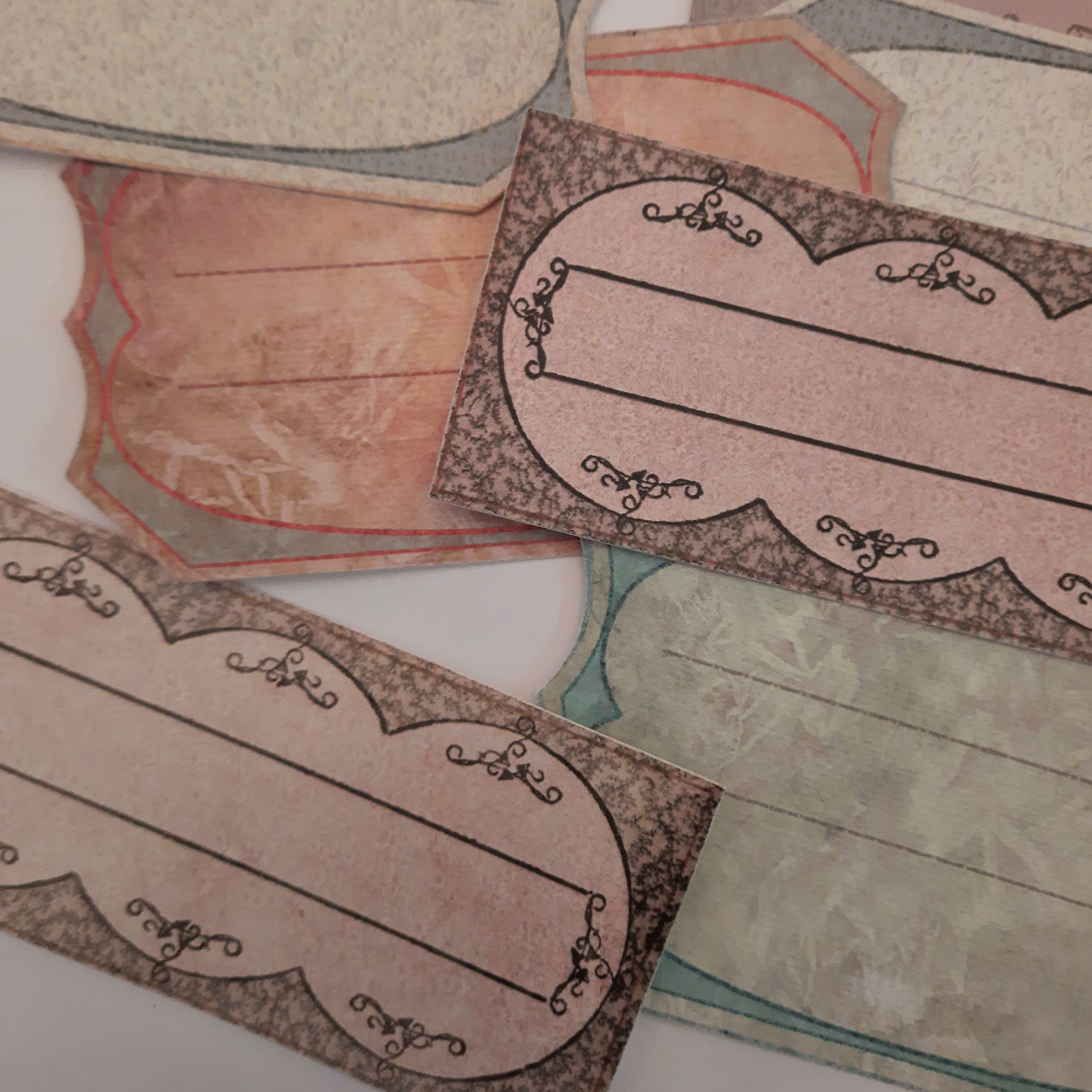 Vintage Look Label Stickers Blank Labels Gift Labels | Etsy