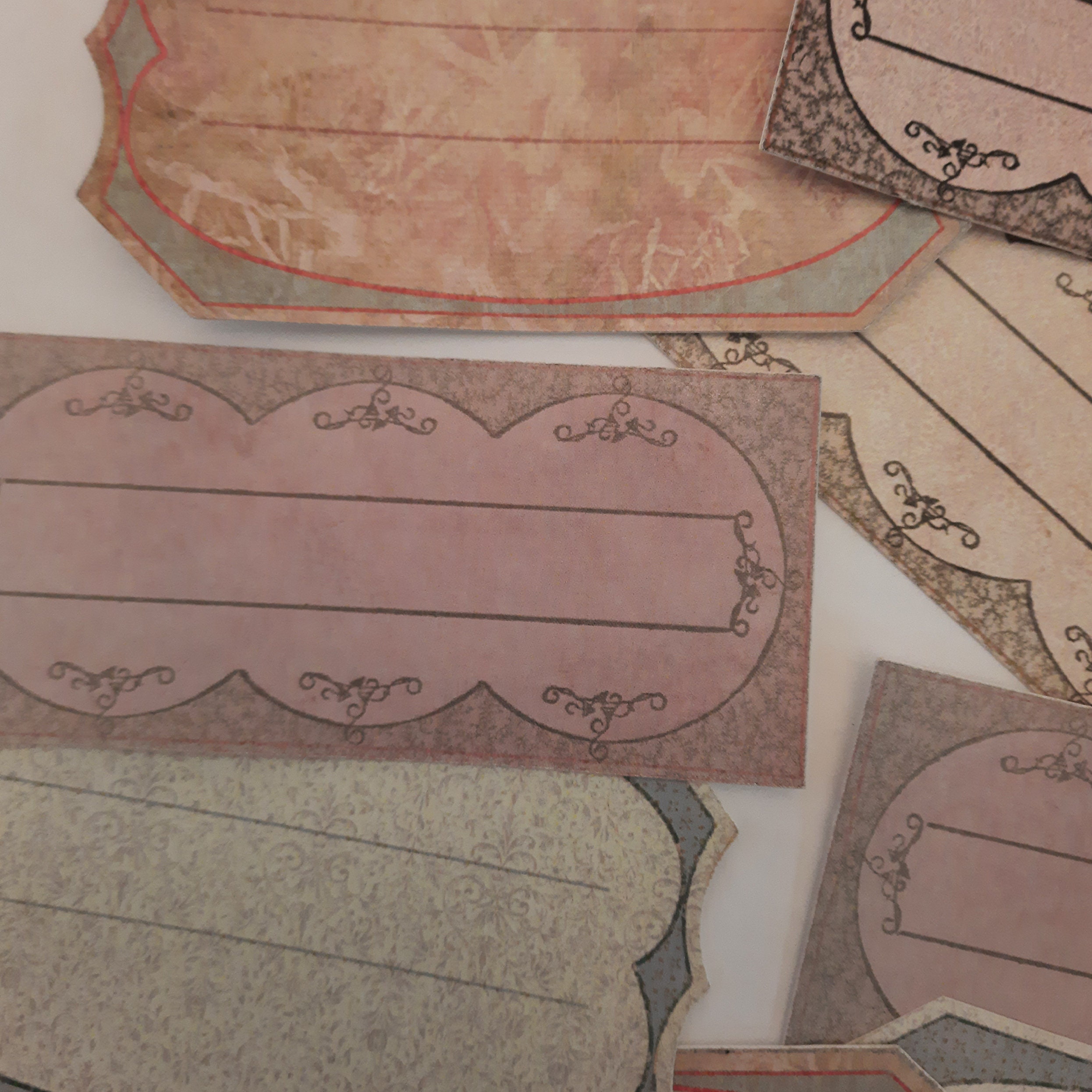 Vintage Look Label Stickers Blank Labels Gift Labels | Etsy