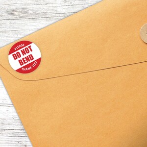 Do Not Bend Stickers, Please Do Not Bend for Business, Packing, Free ...