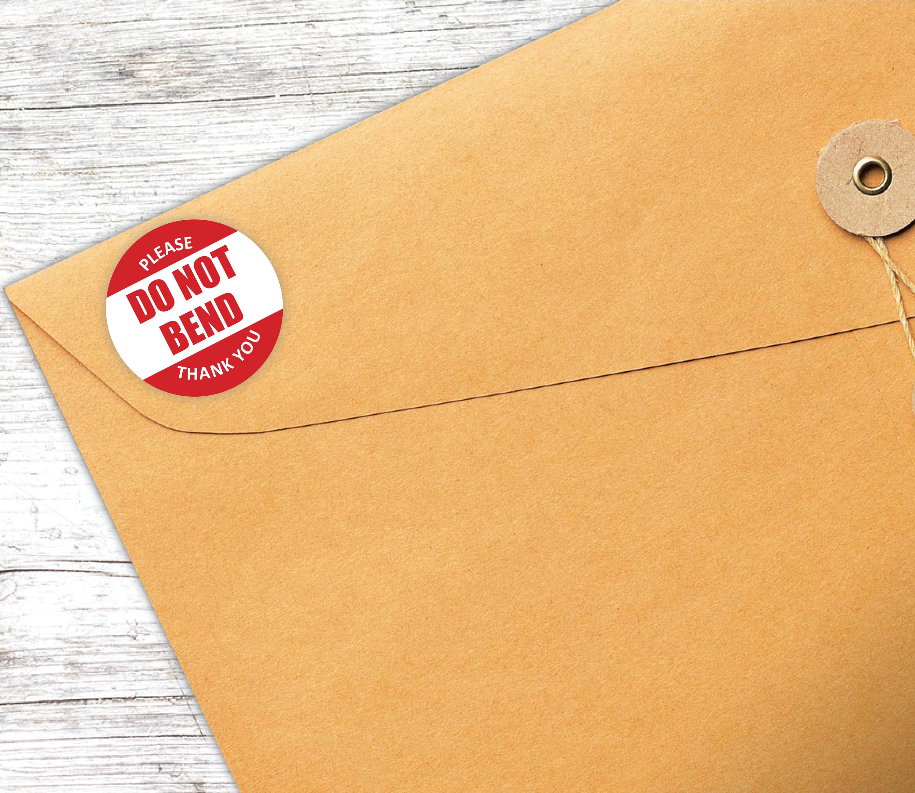 Do Not Bend Stickers Please Do Not Bend for Business - Etsy