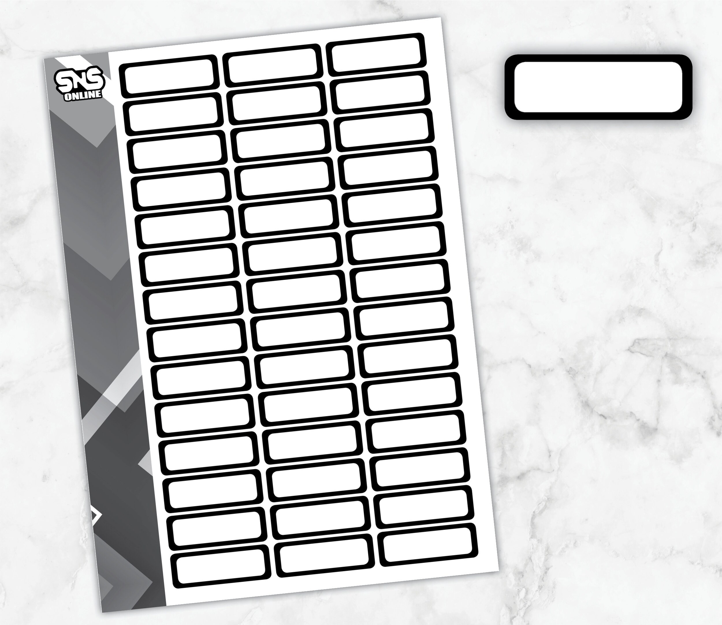 Mini Appointment Label Box Mini Daily Stickers Calendar Planner ...