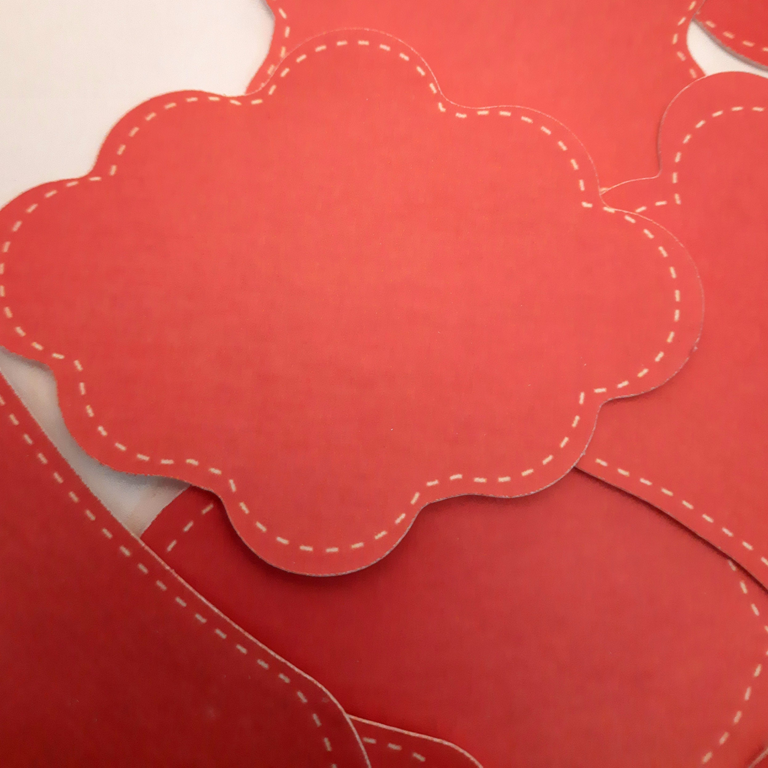 Retro Red Label Stickers Blank Labels Gift Labels Gift - Etsy