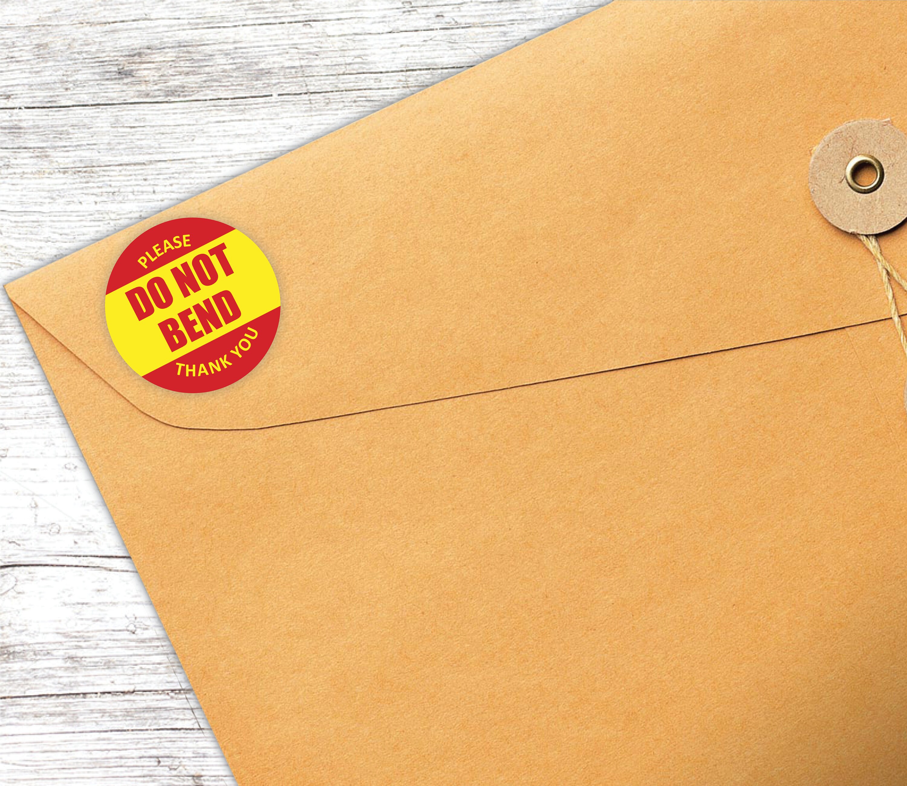 Do Not Bend Stickers, Please Do Not Bend for Business, Packing, Free ...