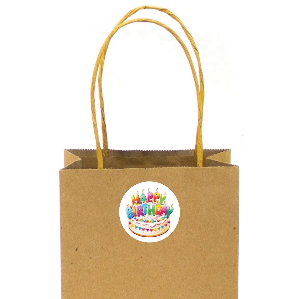 40x Birthday Stickers Birthday Cake Label Seals Party | Etsy