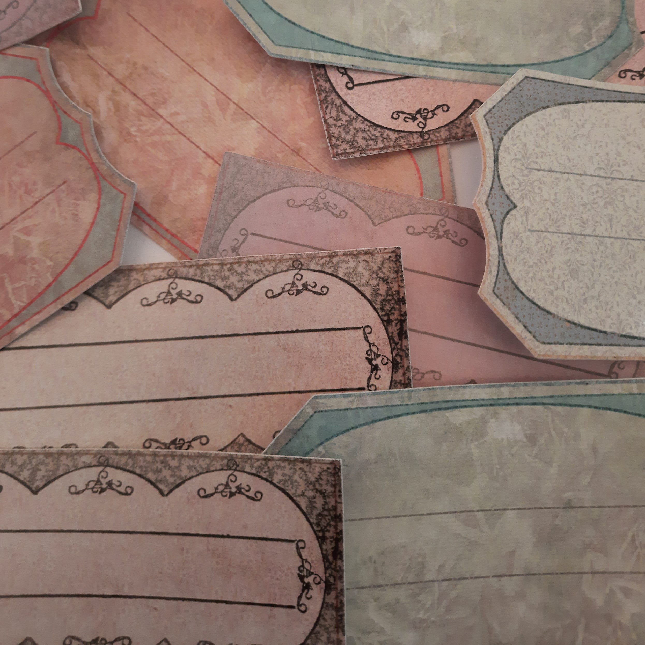 Vintage Look Label Stickers Blank Labels Gift Labels | Etsy