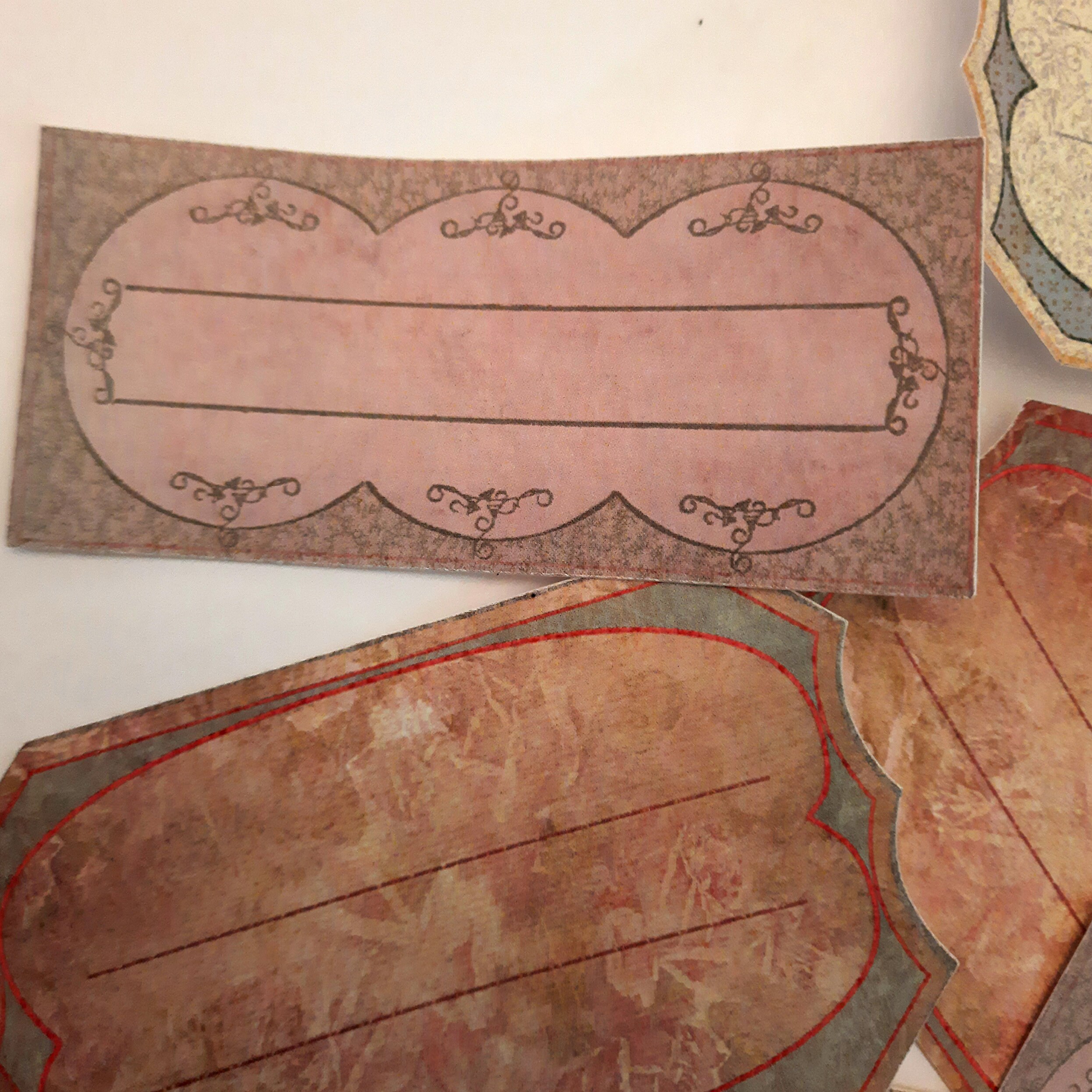Vintage Look Label Stickers Blank Labels Gift Labels | Etsy