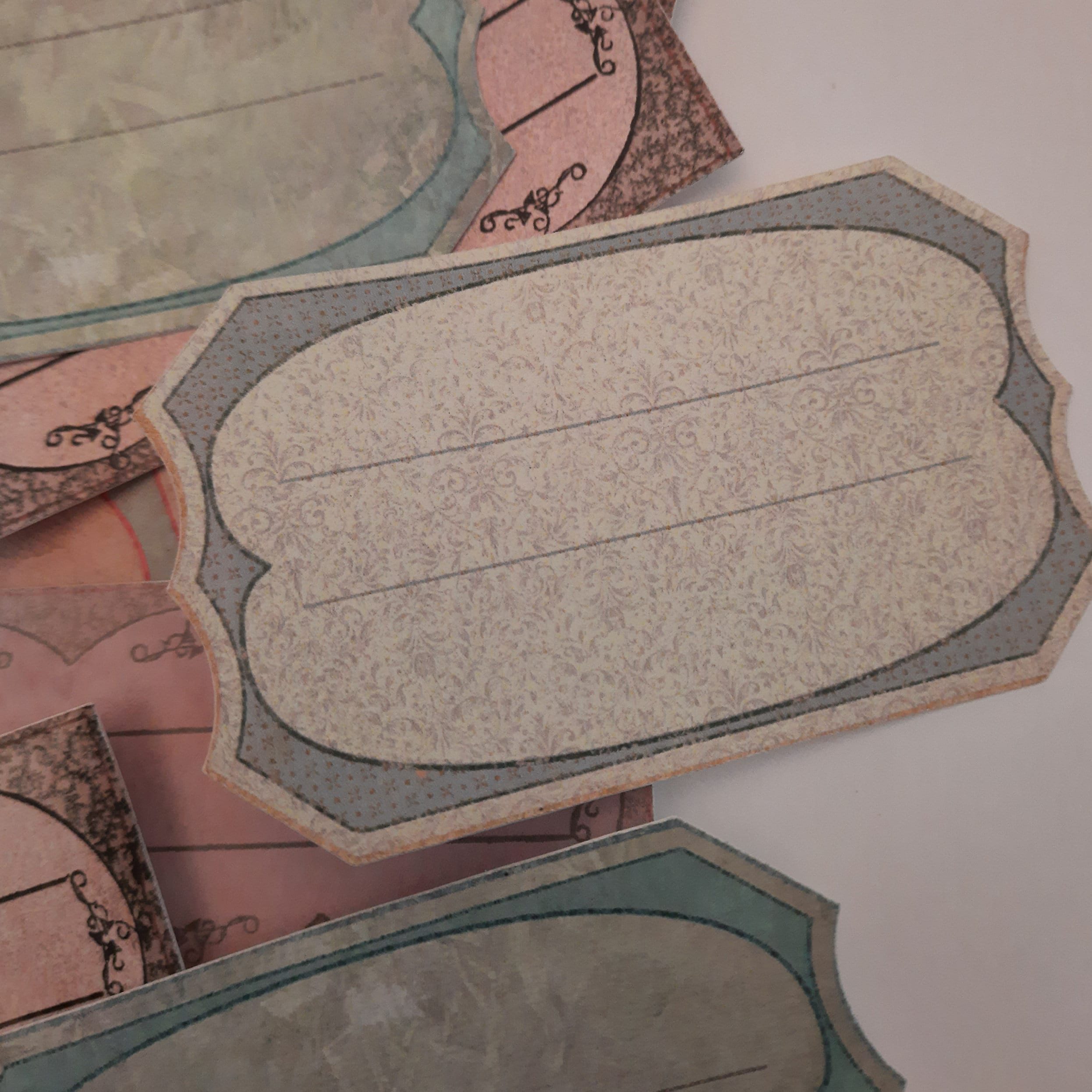 Vintage Look Label Stickers Blank Labels Gift Labels | Etsy