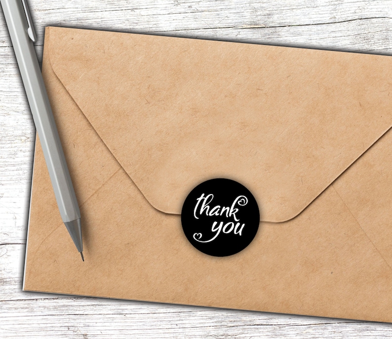 Thank You Stickers Label Seals Thank You Stickers for - Etsy