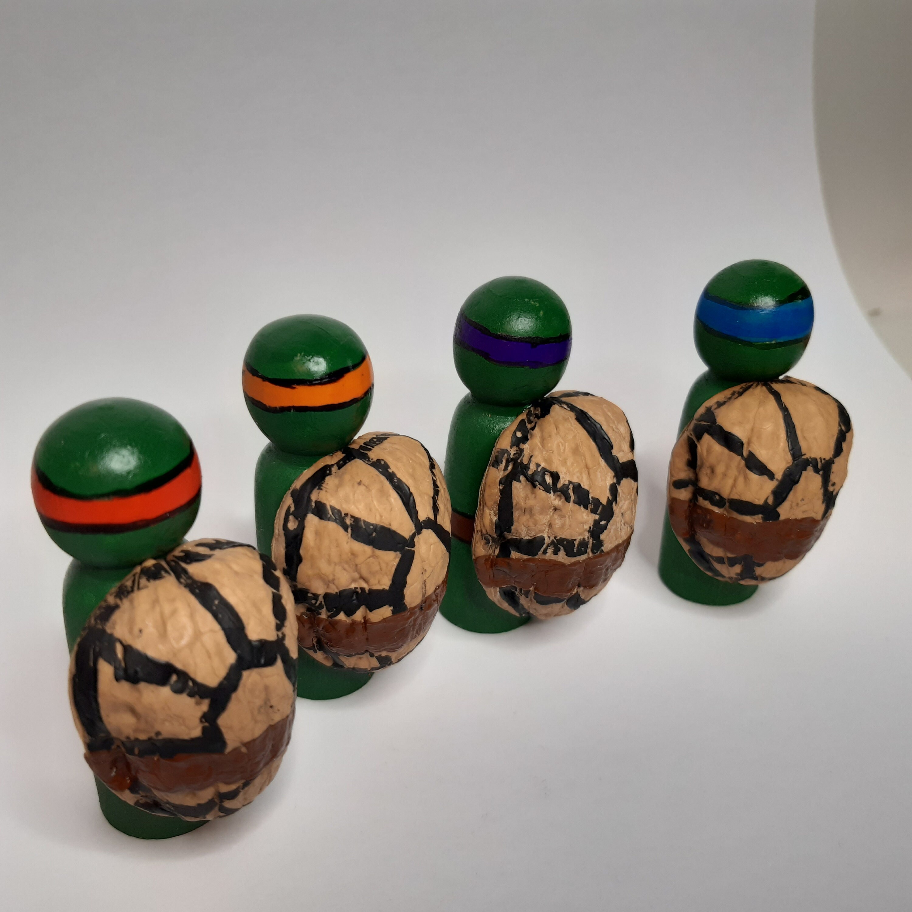Teenage Mutant Ninja Turtles Peg-dolls - Etsy