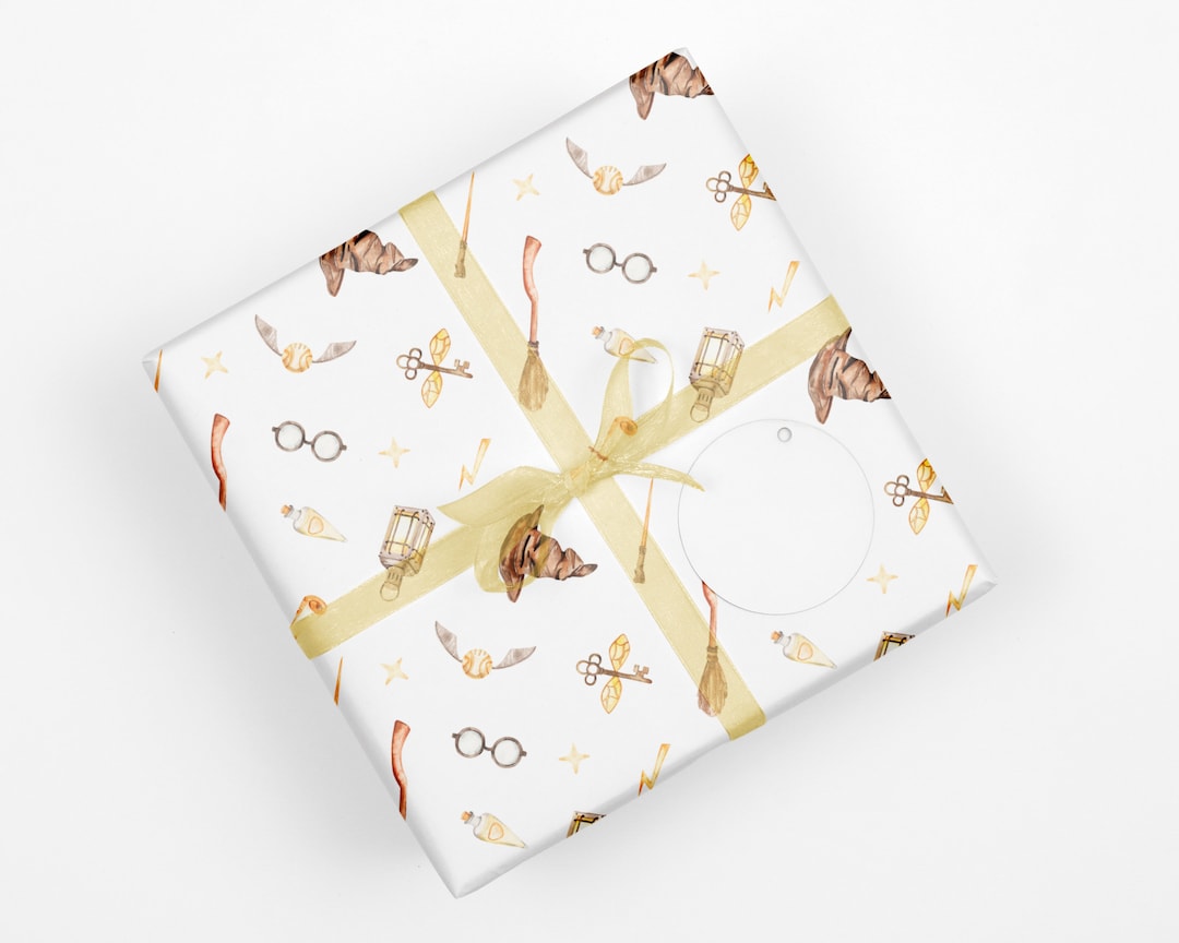 Wizard Wrapping Paper, Sorting Hat Wrapping Paper Roll, Wizard Gift ...