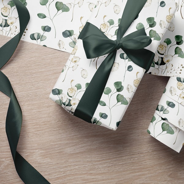 Leaf Wrapping Paper - Etsy