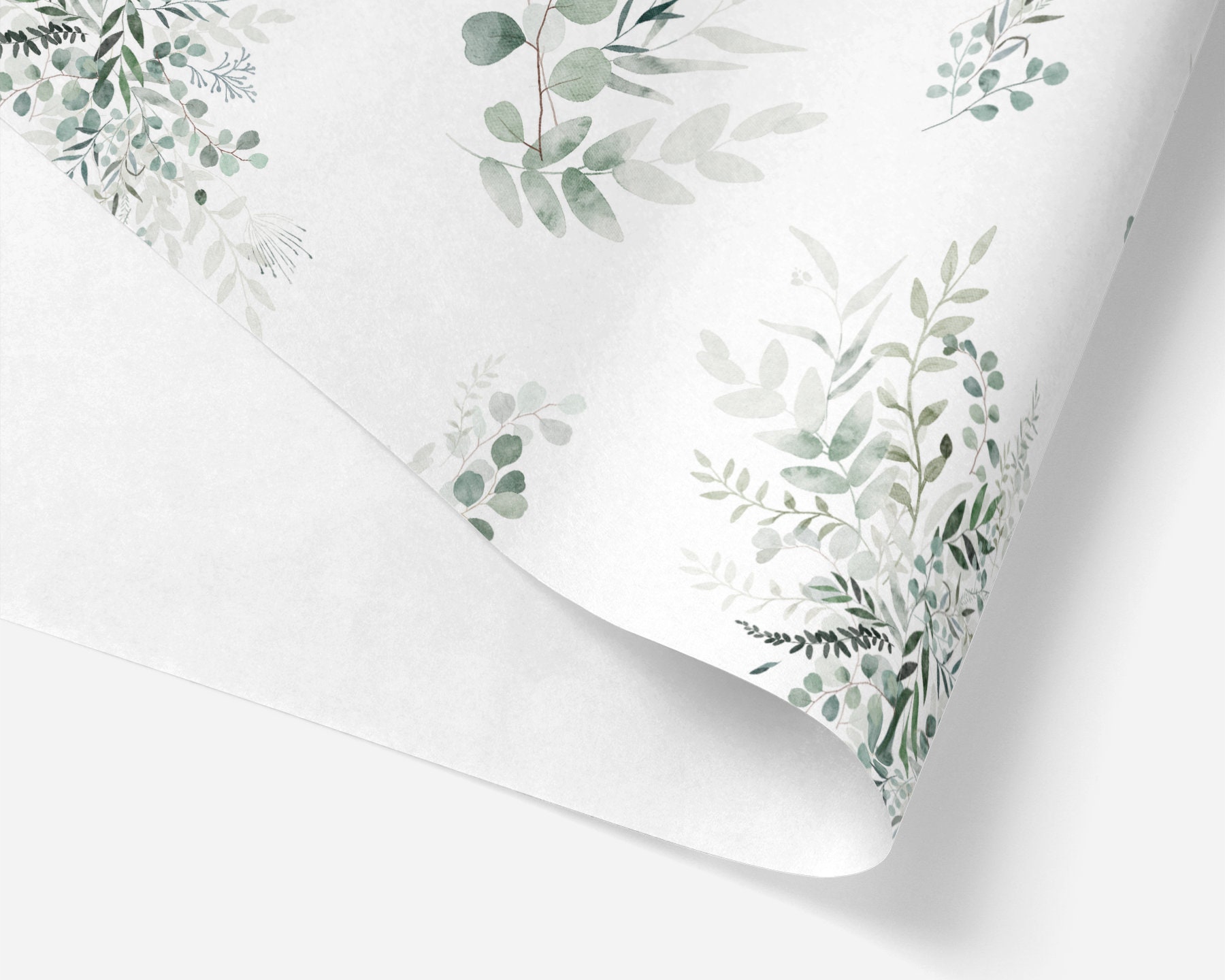 Botanical Leaf Wrapping Paper Botanical Leaf Wrapping Paper - Etsy