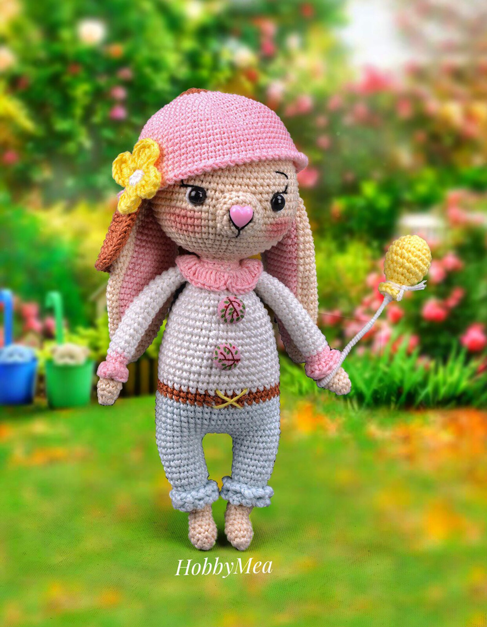 Crochet Pattern Bunny Misha, Amigurumi Pattern, Crochet Rabbit, Crochet ...