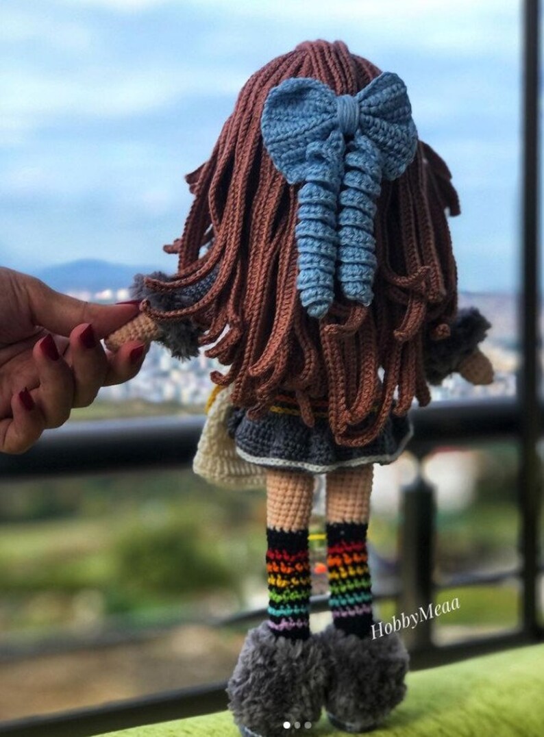 Crochet Pattern for Doll Melina, PDF English Amigurumi - Etsy