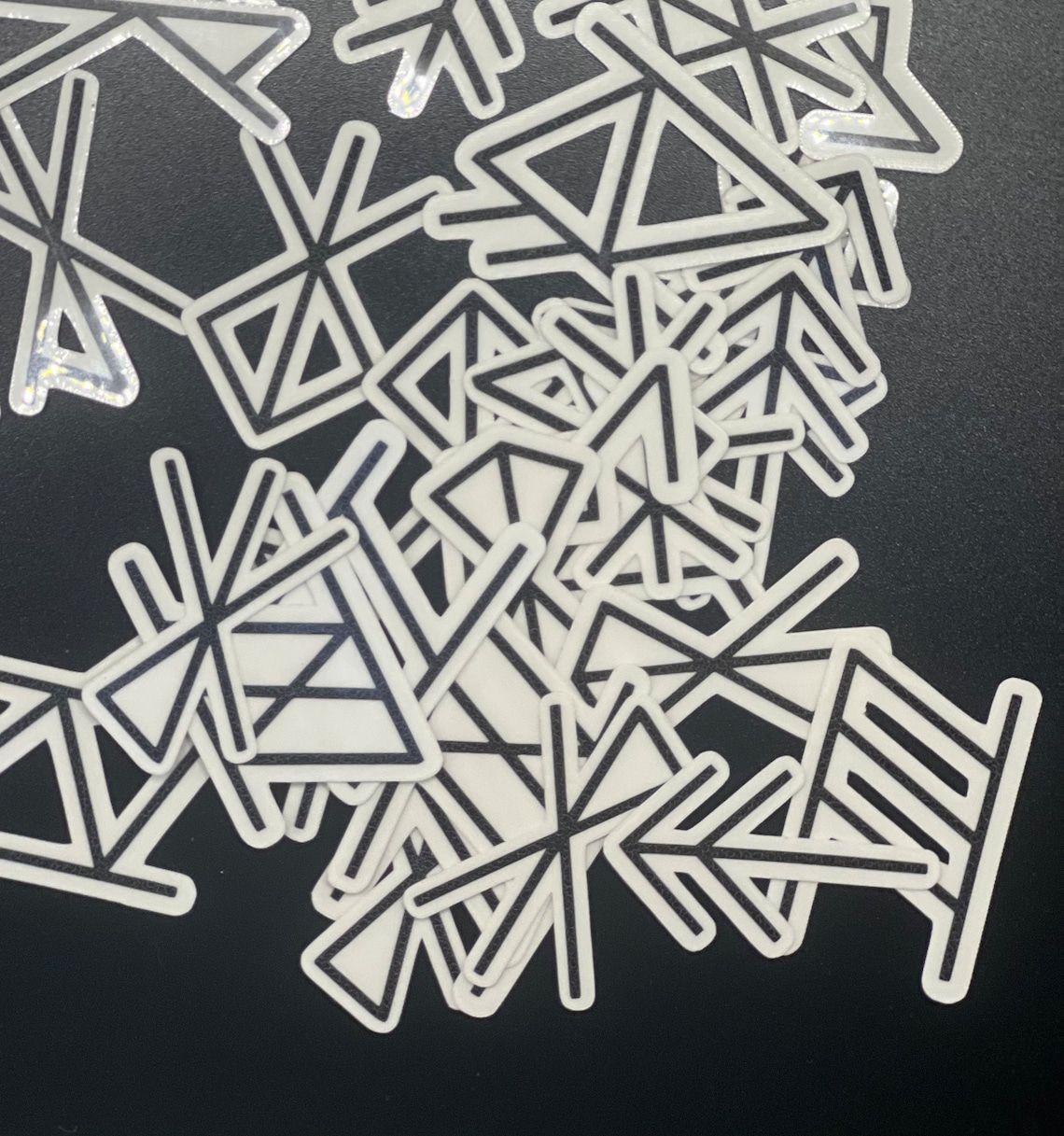 Bring Courage, Bind Rune, Temporary Tattoo, Othala + Isa, Elder Futhark ...