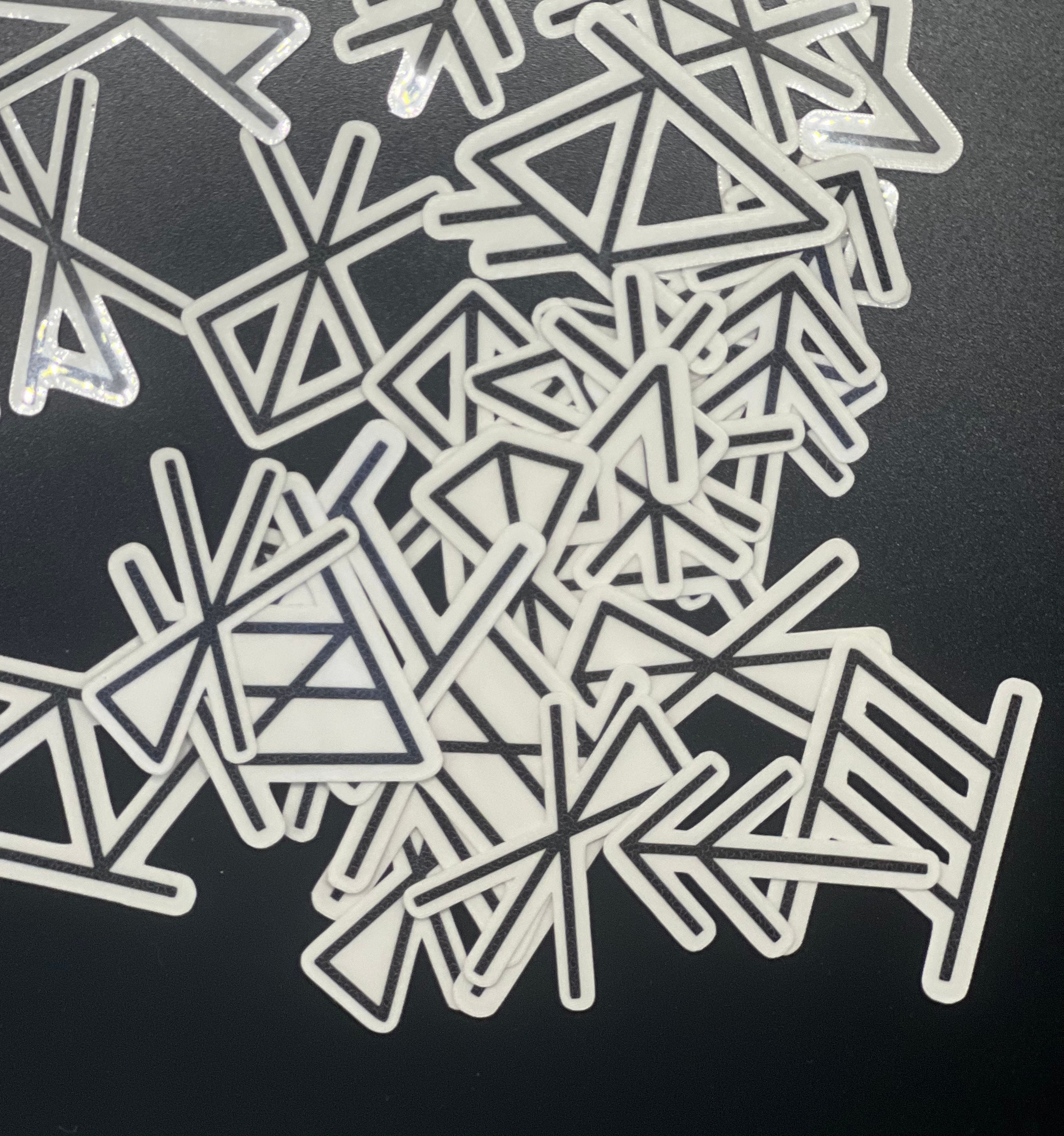 Bring Courage, Bind Rune, Temporary Tattoo, Othala Isa, Elder Futhark ...