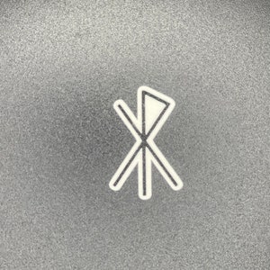 Promote Love Bind Rune Temporary Tattoo: Gebo + Wunjo, Love Tattoo ...