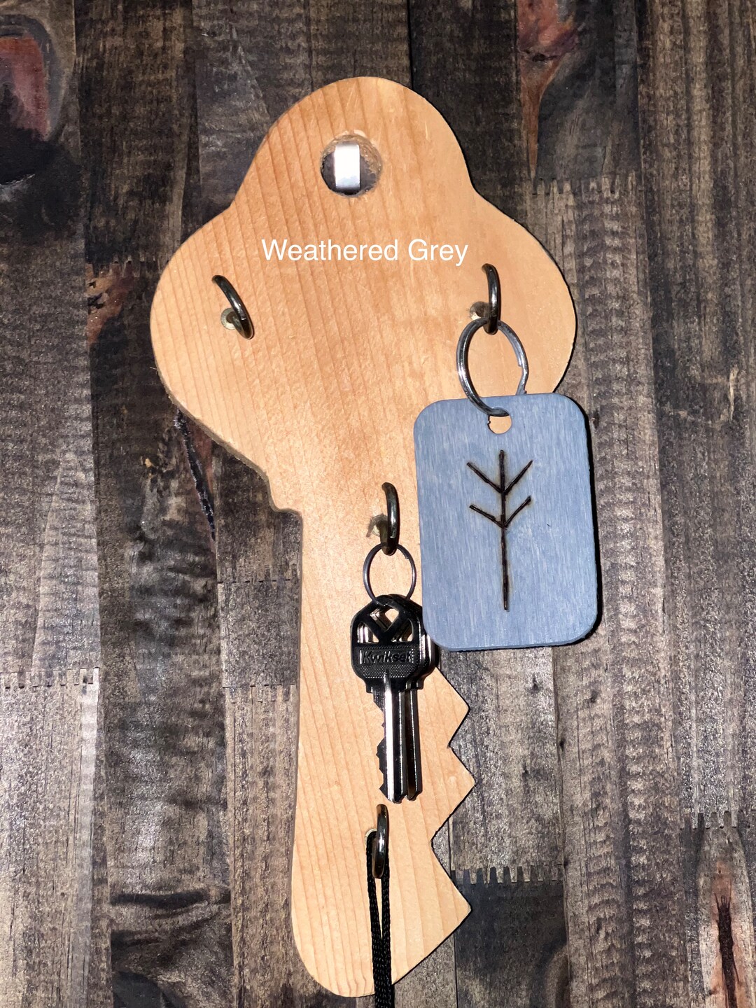 Promote Personal Wealth Bind Rune Wood Keychain: Fehu X 2 - Etsy