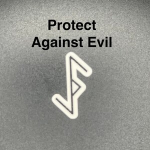 Protect Against Evil Bind Rune Temporary Tattoo: Thurisaz + Eihwaz ...