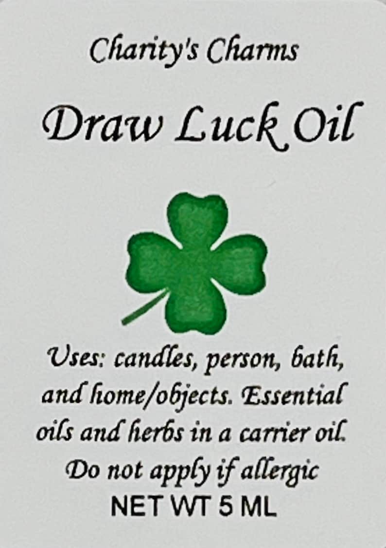 Good Luck Oil Good Luck Blessing Oil Good Luck Dressing Oil - Etsy