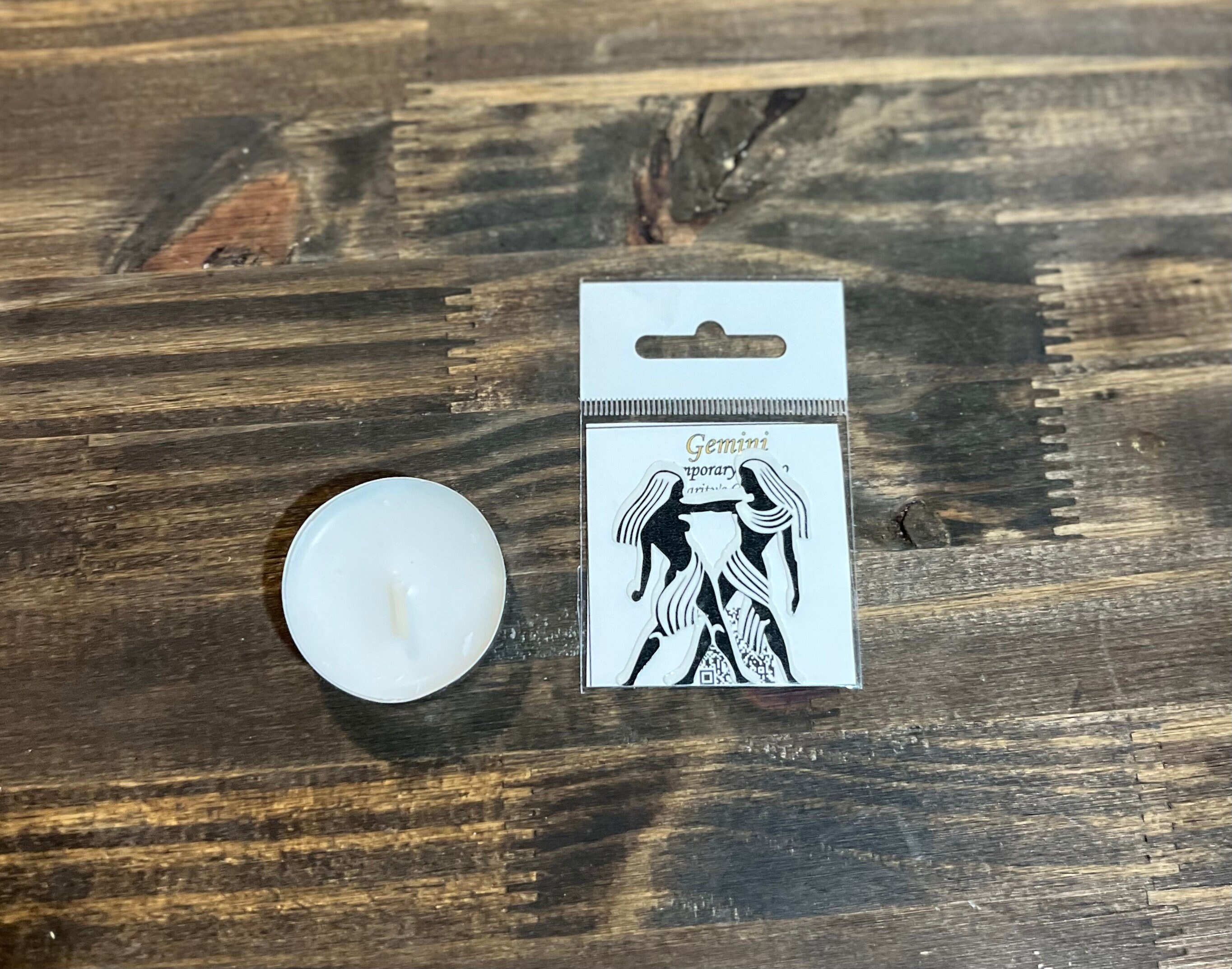 Gemini Twins Zodiac Temporary Tattoo, Gemini Twins Temporary Tattoo ...