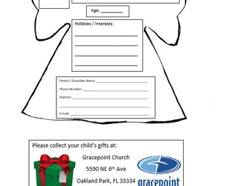 Angel Tree Tags | Etsy