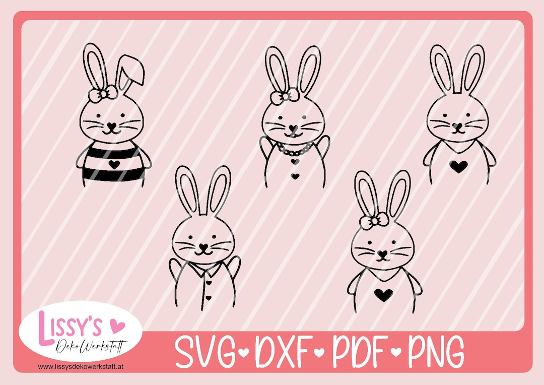 Plotterdatei Hase Ostern, Plotterdatei Schriftzug, svg dxf, häschen , osterhase - Etsy.de