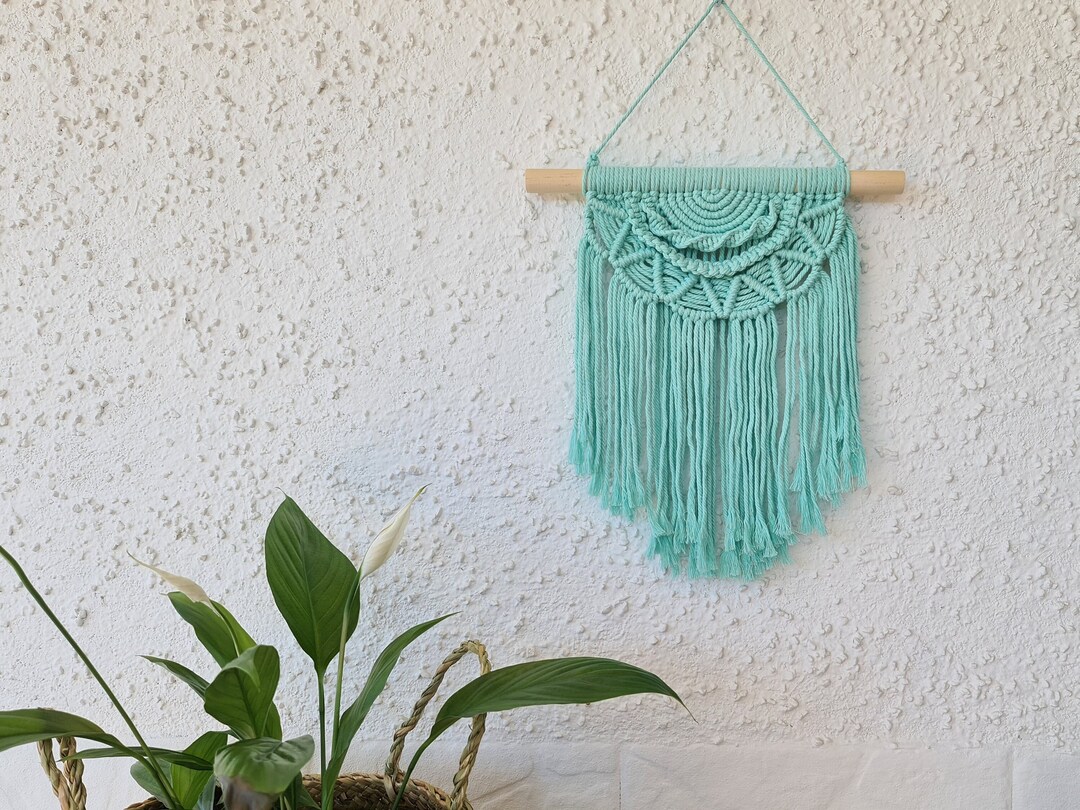 Small Wall Macrame Macrame Wall Hanging Kids Room Decor Gentle Children ...