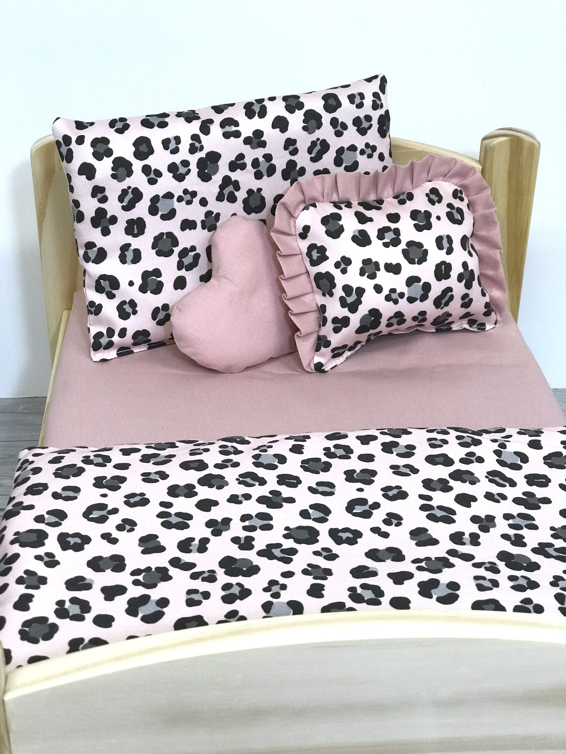 Pink Leopard Print Bedroom