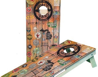 Michigan Brewery Beer Cornhole Boards - Etsy