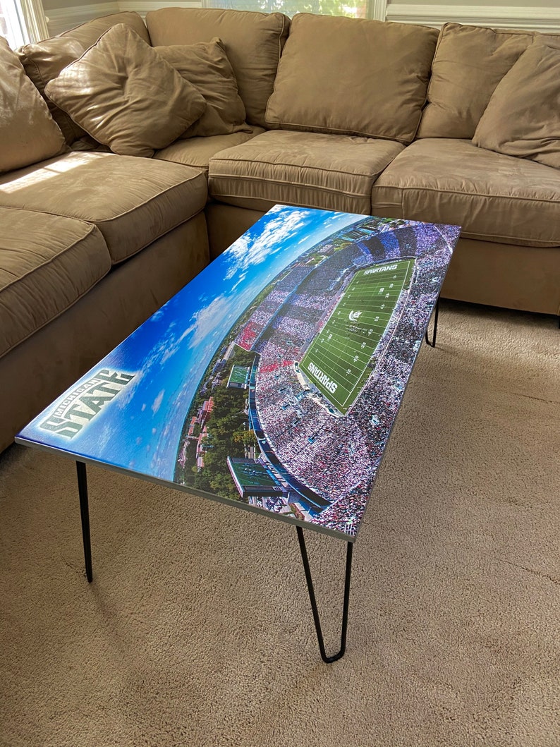 Custom Man Cave Sports Themed Coffee Table/decor for Man Cave - Etsy