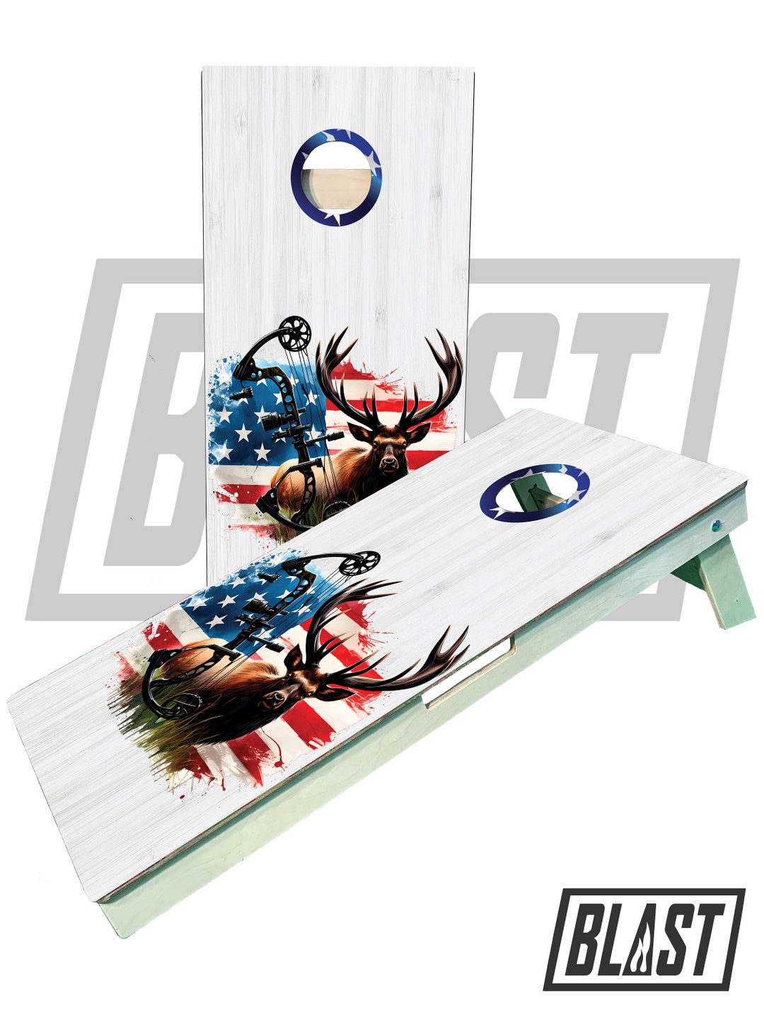 Hunting Cornhole Boards Deer Flag Cornhole Boards ACL Regulation ...