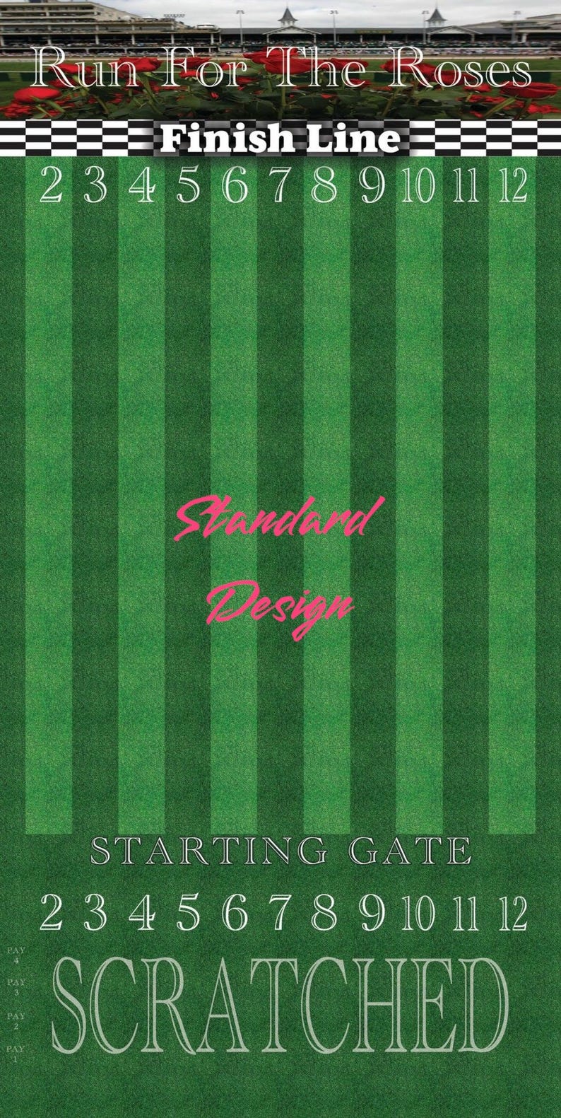 Jumbo Horse Game With Printed Rails - Etsy